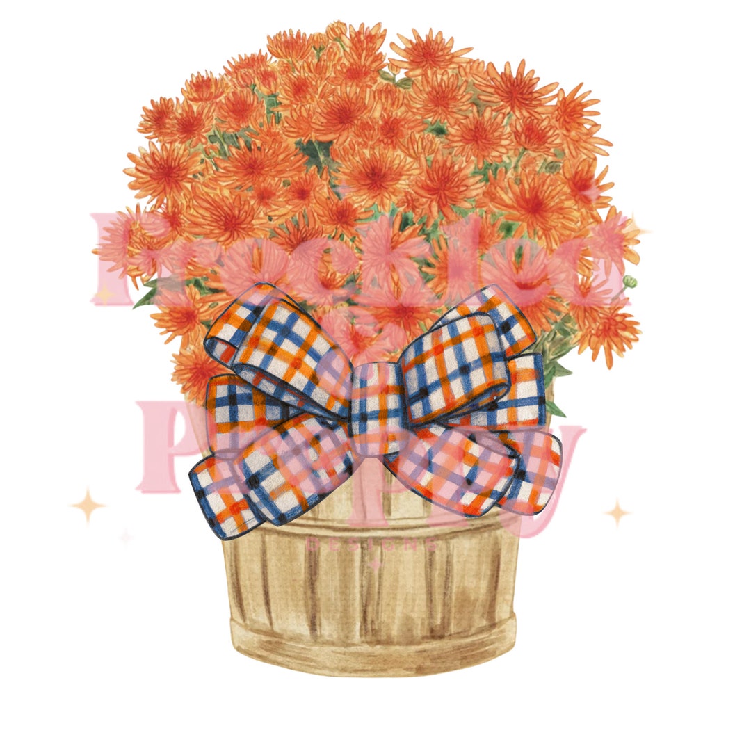 Fall Mums Sublimation Dtf Dtg Design Png - Etsy