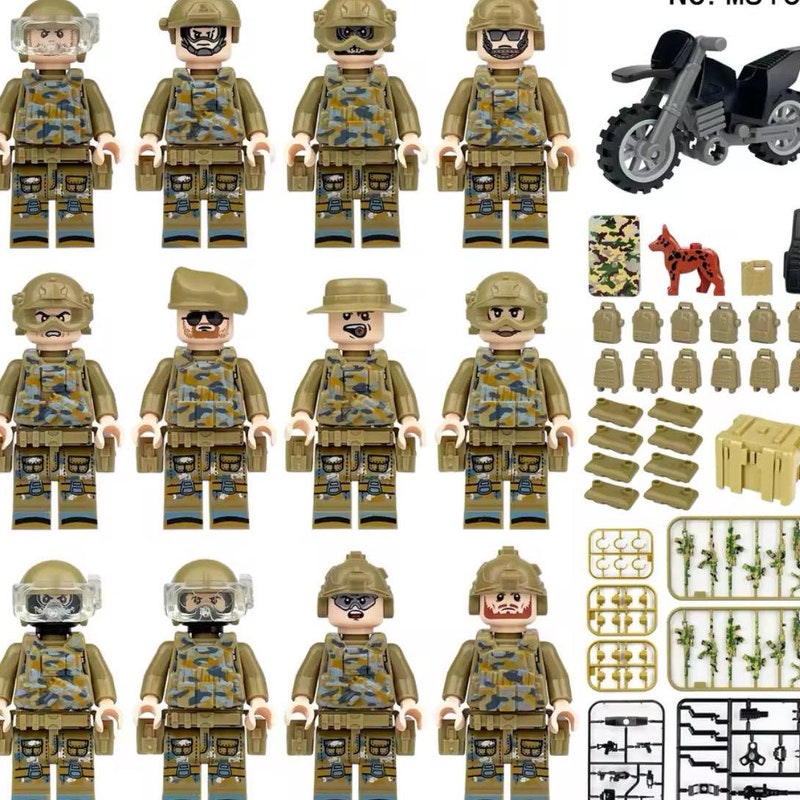 Custom Military Legos Minifigures - Etsy