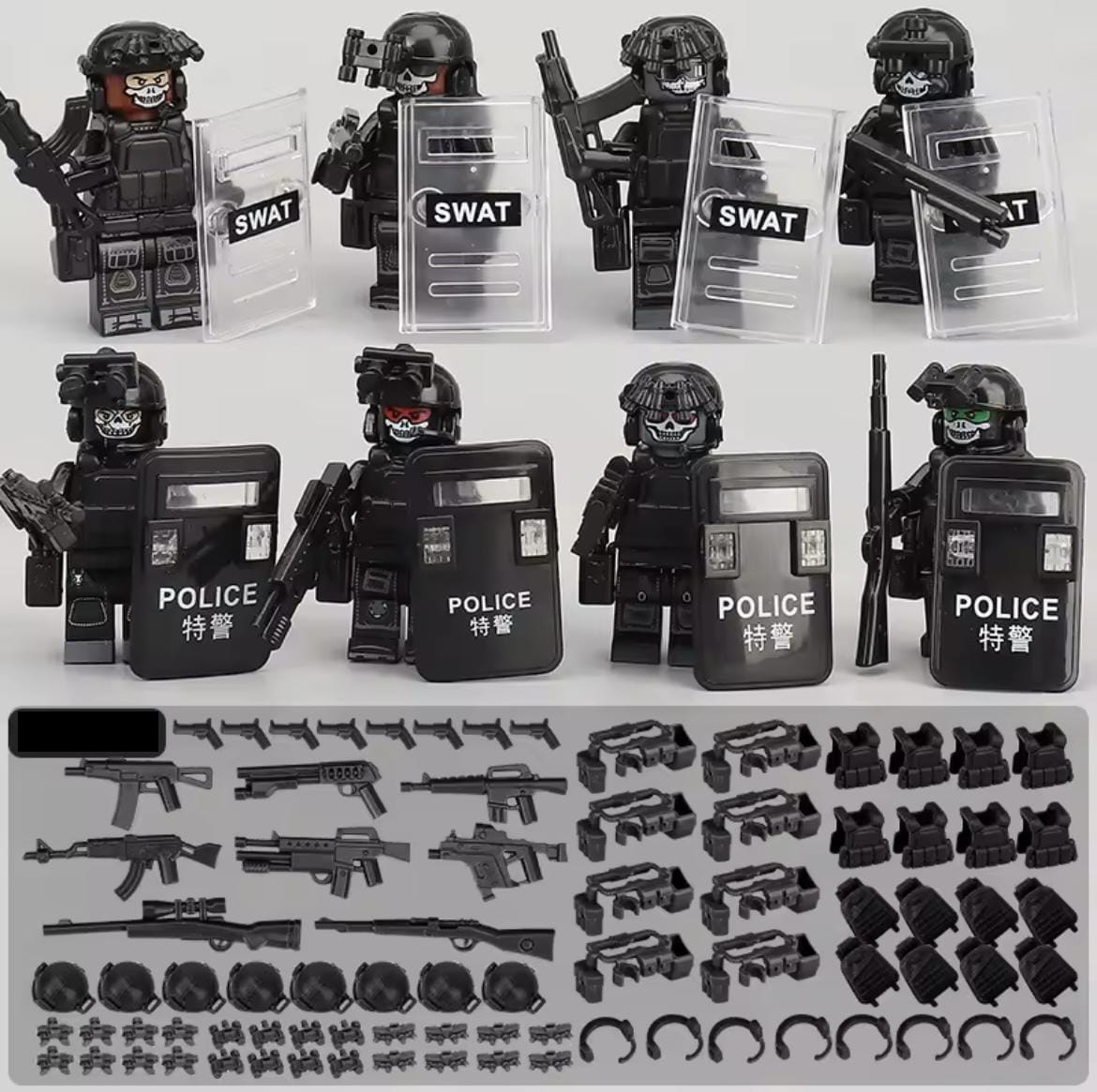 Custom LEGO Military Special Forces Soldiers Army Minifigures Men ...