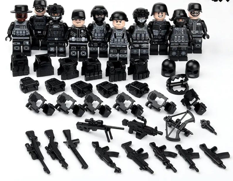 Custom LEGO Military Special Forces Soldiers Army Minifigures Men ...