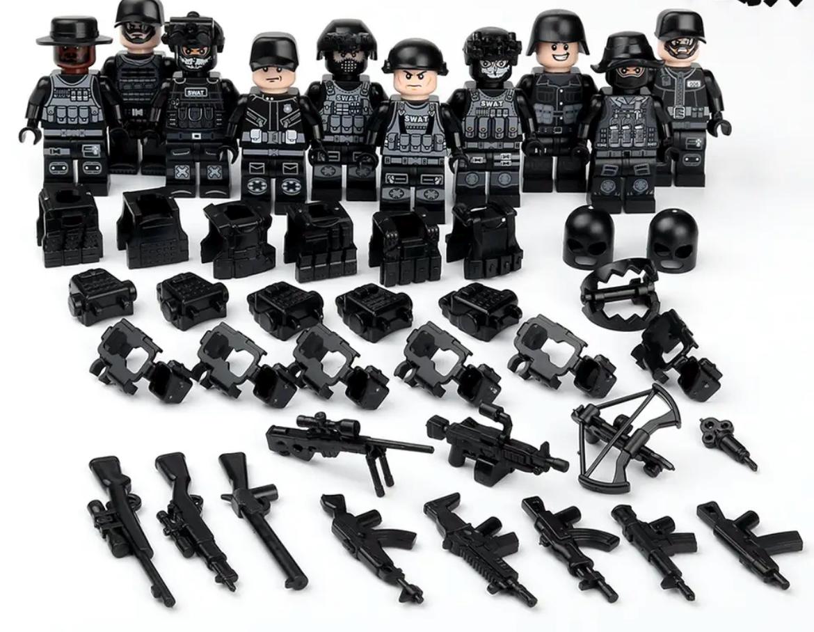 Custom LEGO Military Special Forces Soldiers Army Minifigures Men ...