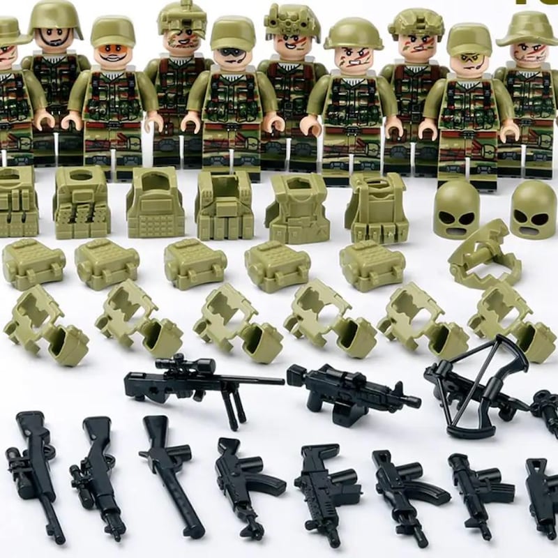 Custom Military Legos Minifigures - Etsy