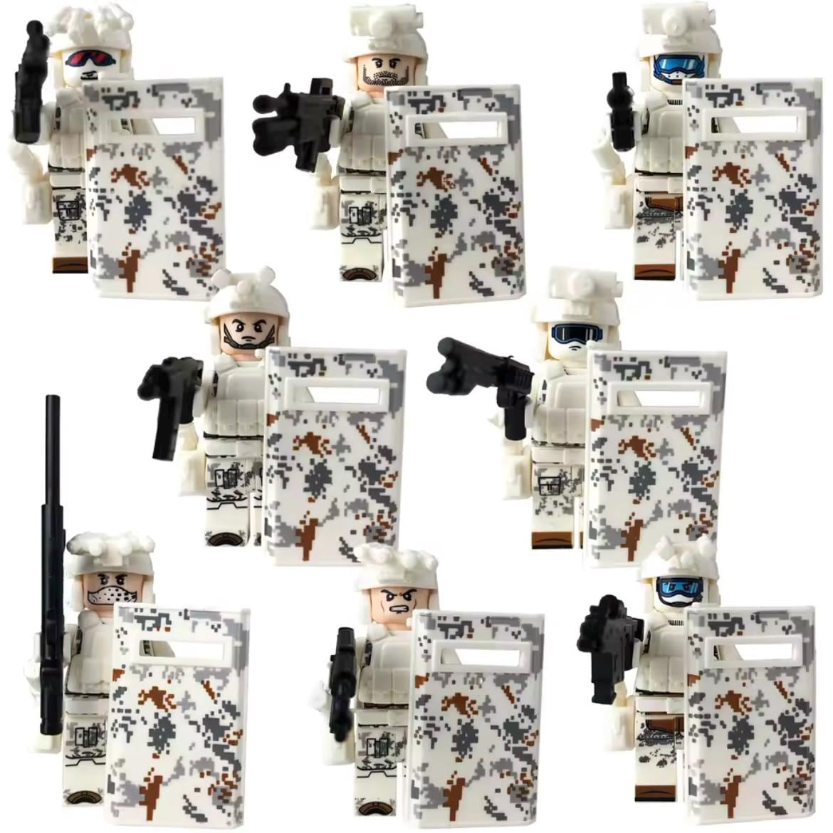 Custom LEGO Military Special Forces Soldiers Army Minifigures Men ...