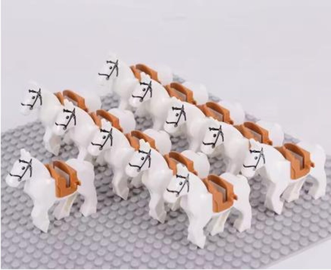 Custom LEGO Medieval War Horses Cavalry X11pcs - Etsy