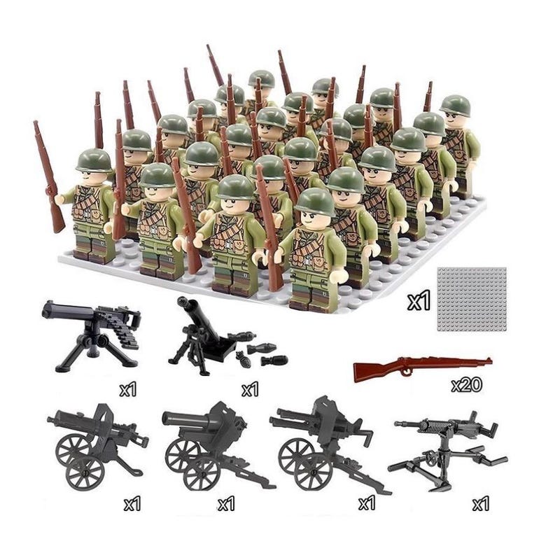 Legos minifigures ww2 - Etsy Polska