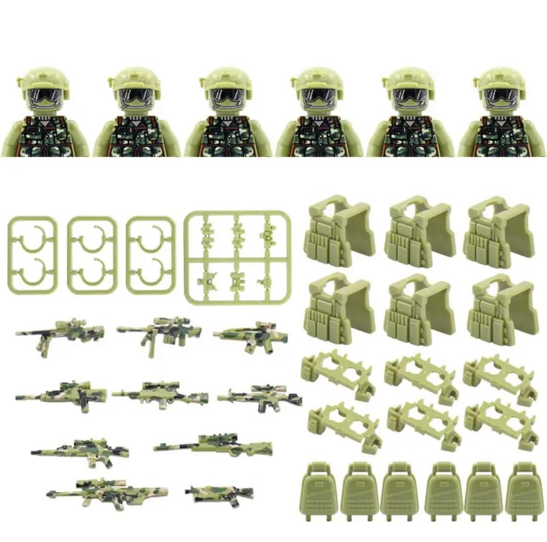 LEGO Custom Military Special Forces Soldiers Army SWAT Figures Xmas ...
