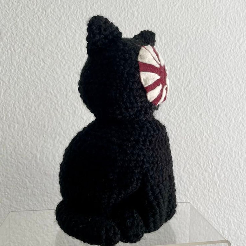 Demon Teeth Cat Crochet Amigurumi Plushie - Etsy