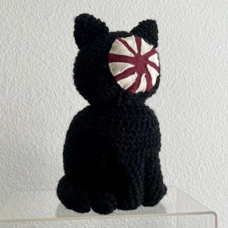 Demon Teeth Cat Crochet Amigurumi Plushie - Etsy