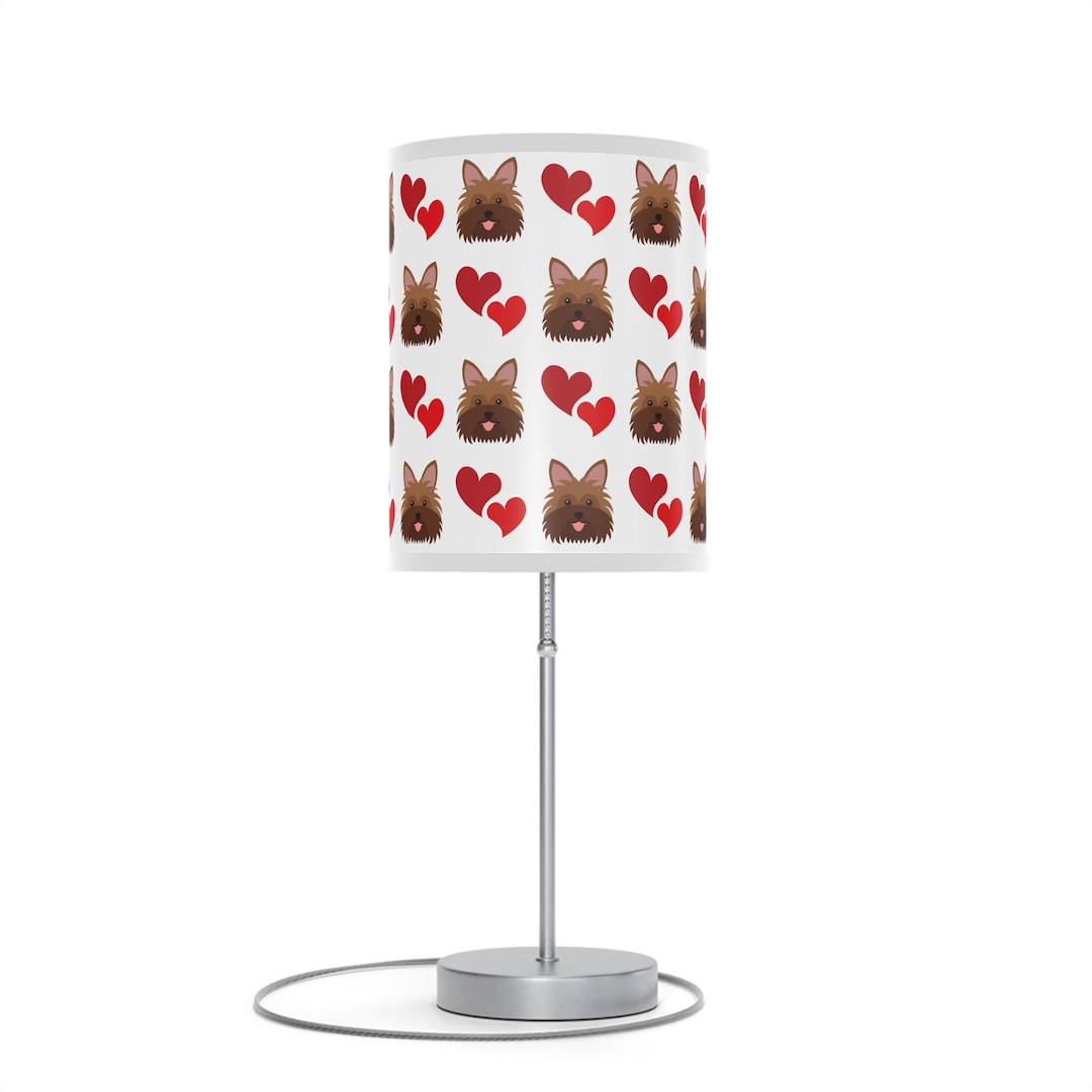 Yorkshire Terrier Yorkie Dog Lamp, Pet Home Decor Light for Dog Lovers ...
