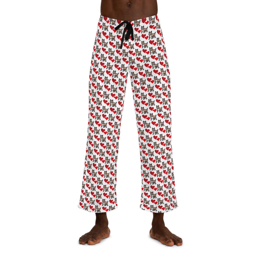 Pit Bull "pittie" Dog Unisex Pajama Pants, Comfy Lounge Sleepwear, Cute ...