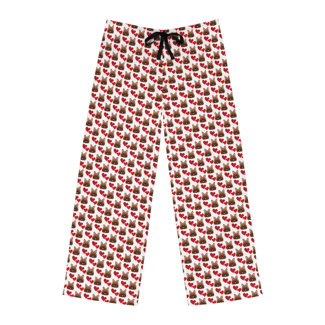 Yorkshire Terrier Yorkie Dog Unisex Pajama Pants, Comfy Lounge ...