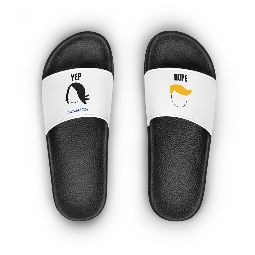 Harris Walz 2024 Yep Nope Women's Slide Sandals - Etsy