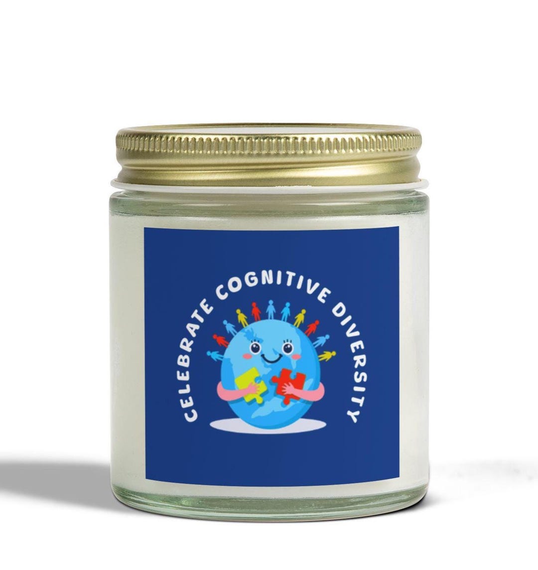 Autism Awareness Scented Candle, Neurodiversity Gift, Autism Mom ...