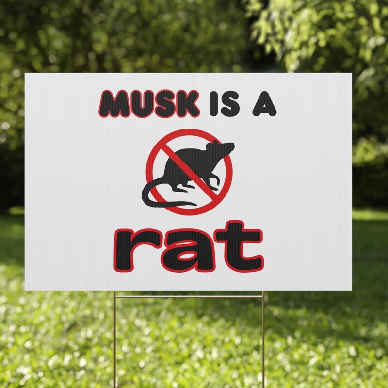 Anti Musk Yard Signs - Etsy