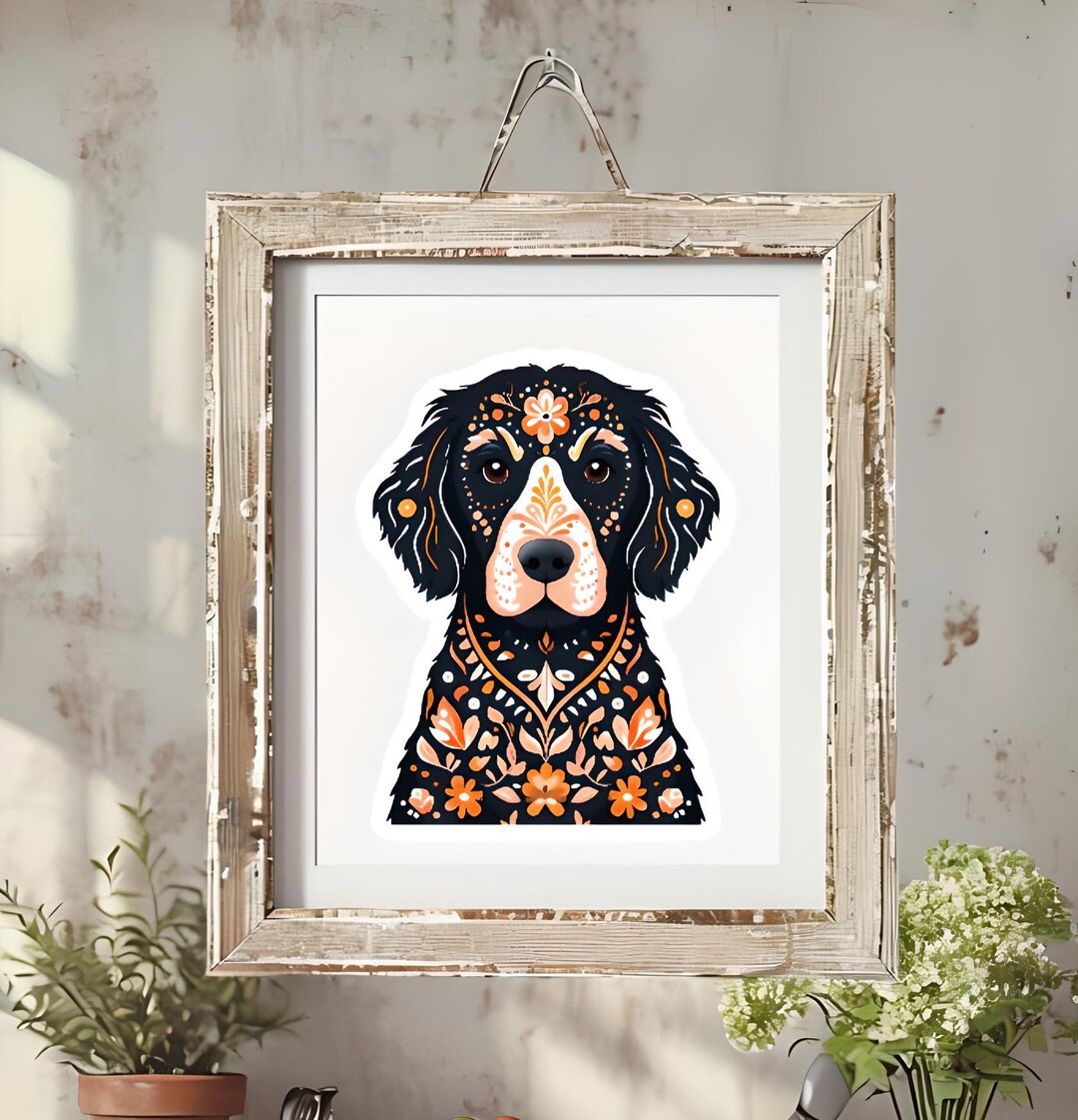 Alebrije Dog Digital Print, Mexican Folk Art, Dog Wall Decor ...