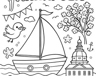 Orlando Kids Coloring Page, Printable Coloring, Children's Activity ...
