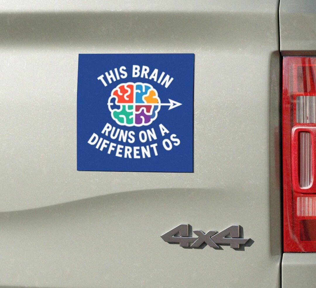 Autism Awareness Car Decal, Autistic Magnetic Bumper Sticker ...