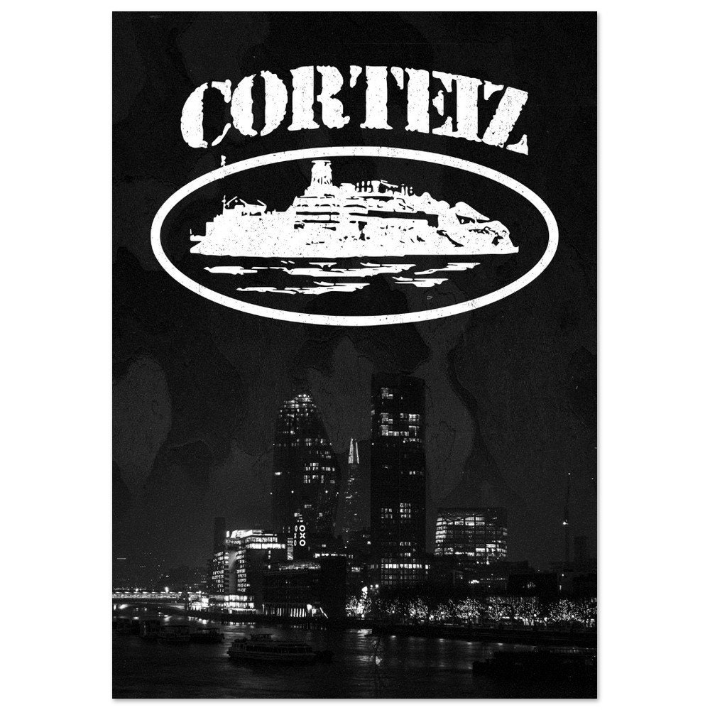Corteiz Black/white Streetwear Poster Free Shipping 170GSM Paper Wall ...