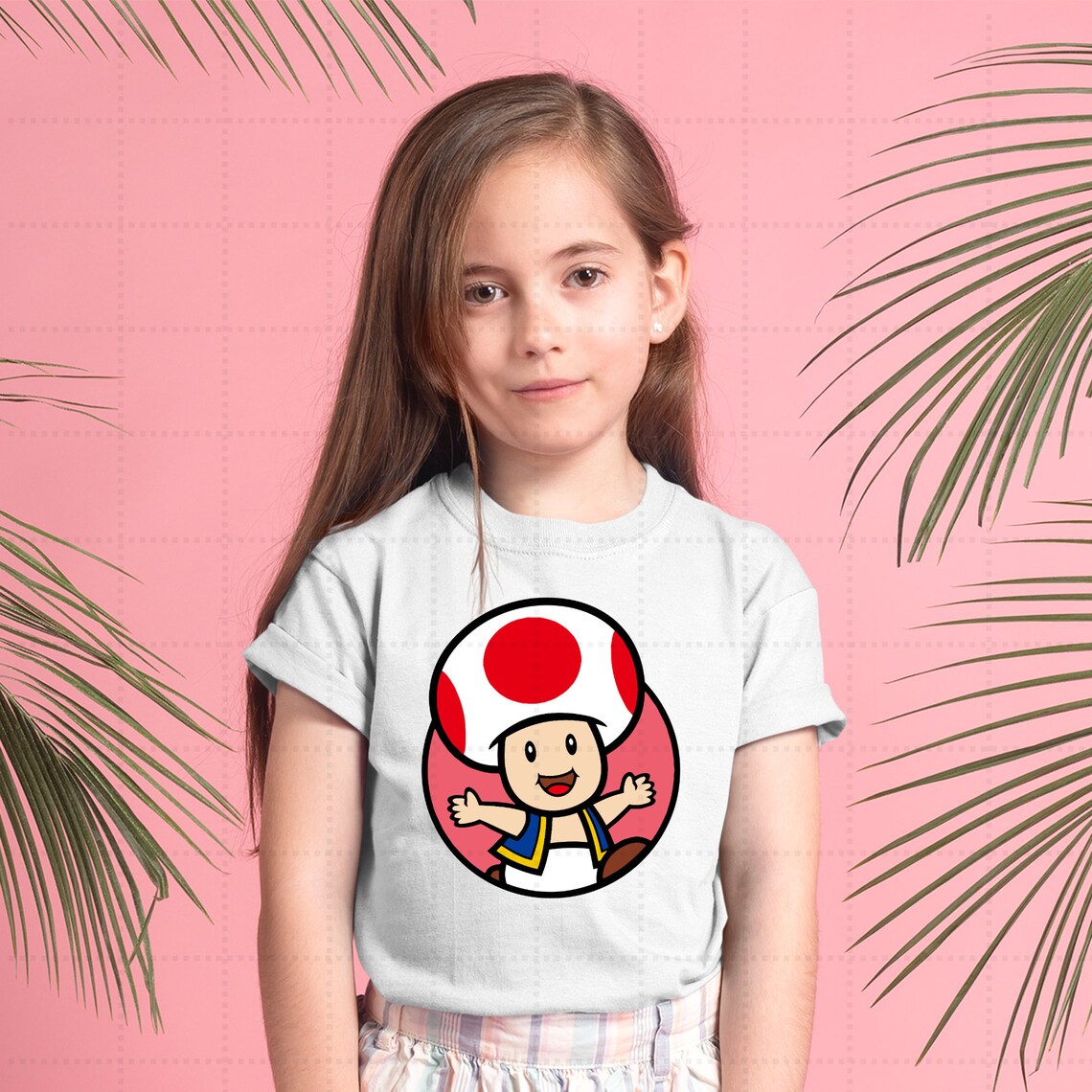 Super Mario Red Toad Circle Logo Svg Png,super Mario Cute Face Layered ...