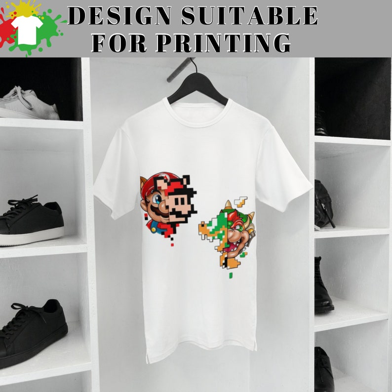 Super Mario and Bowser Face Pixel Art Png,super Mario 32 Bit Png,bowser ...