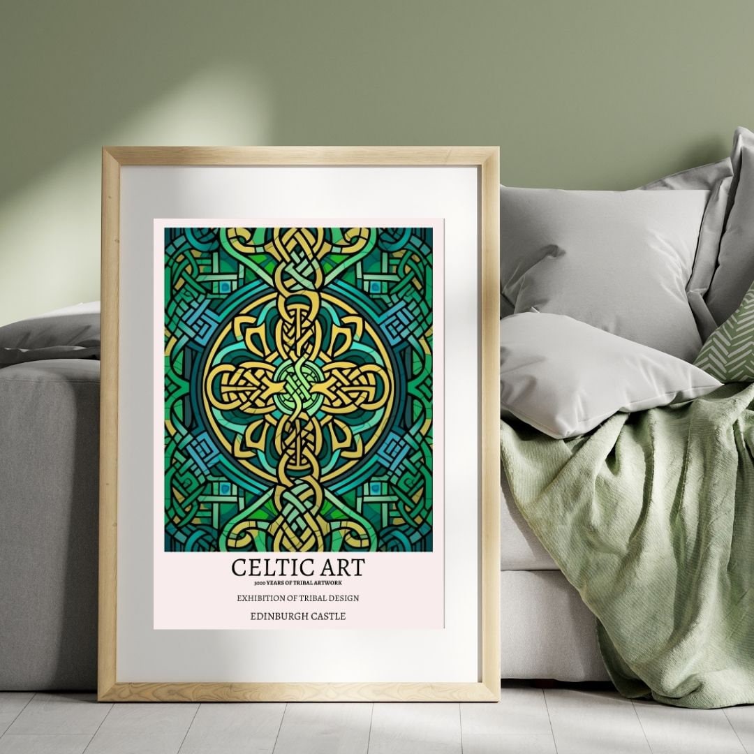Celtic Pattern Art Exhibition Poster Prints Beautiful Print Selection ...
