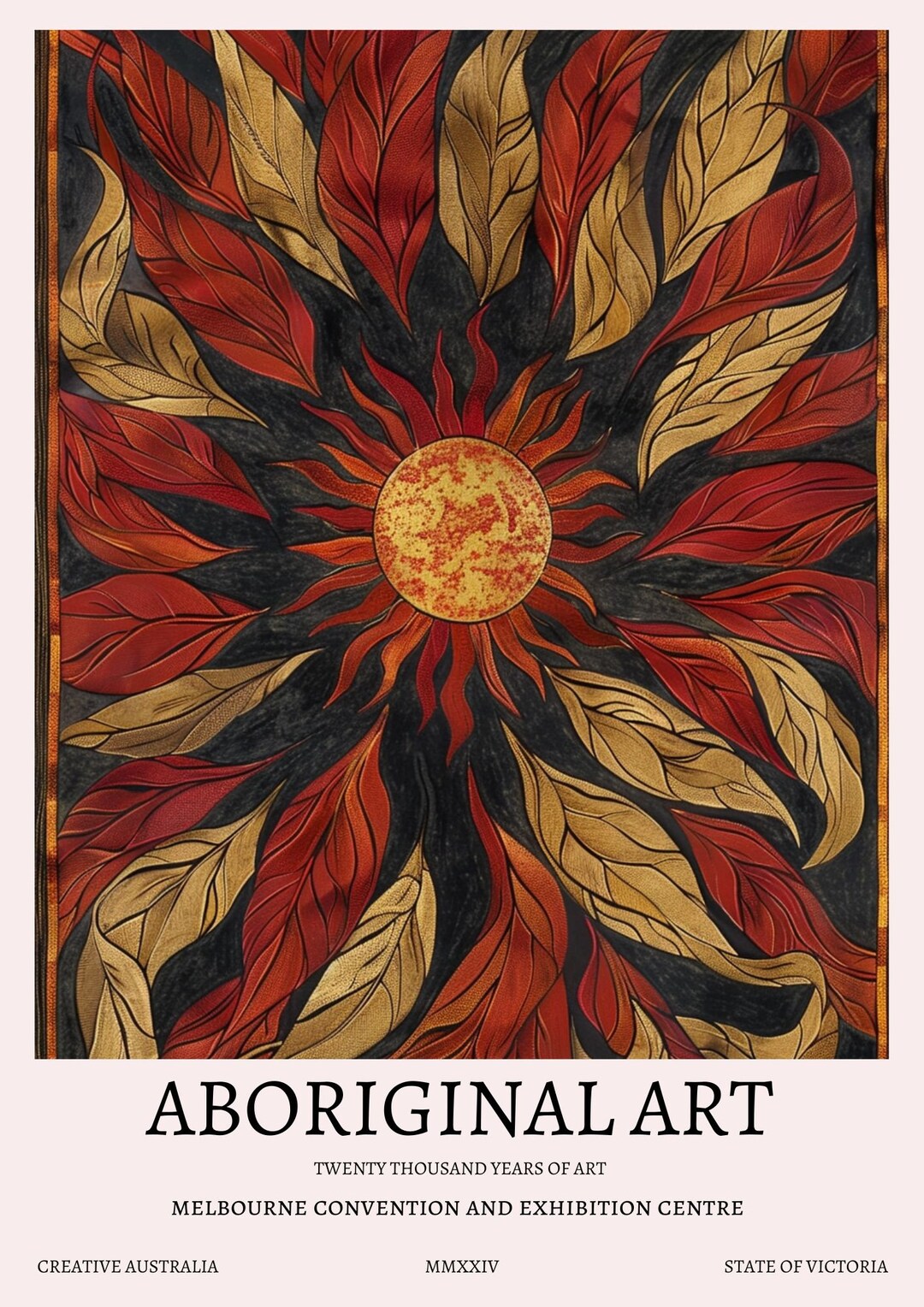 Aboriginal Art Exhibition Poster Prints Print Selection Pretty Wall Art ...