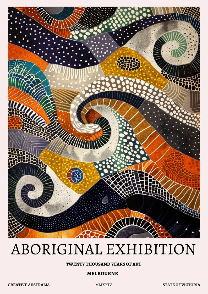 Aboriginal Art Exhibition Poster Selection Aboriginal Prints Beautiful ...