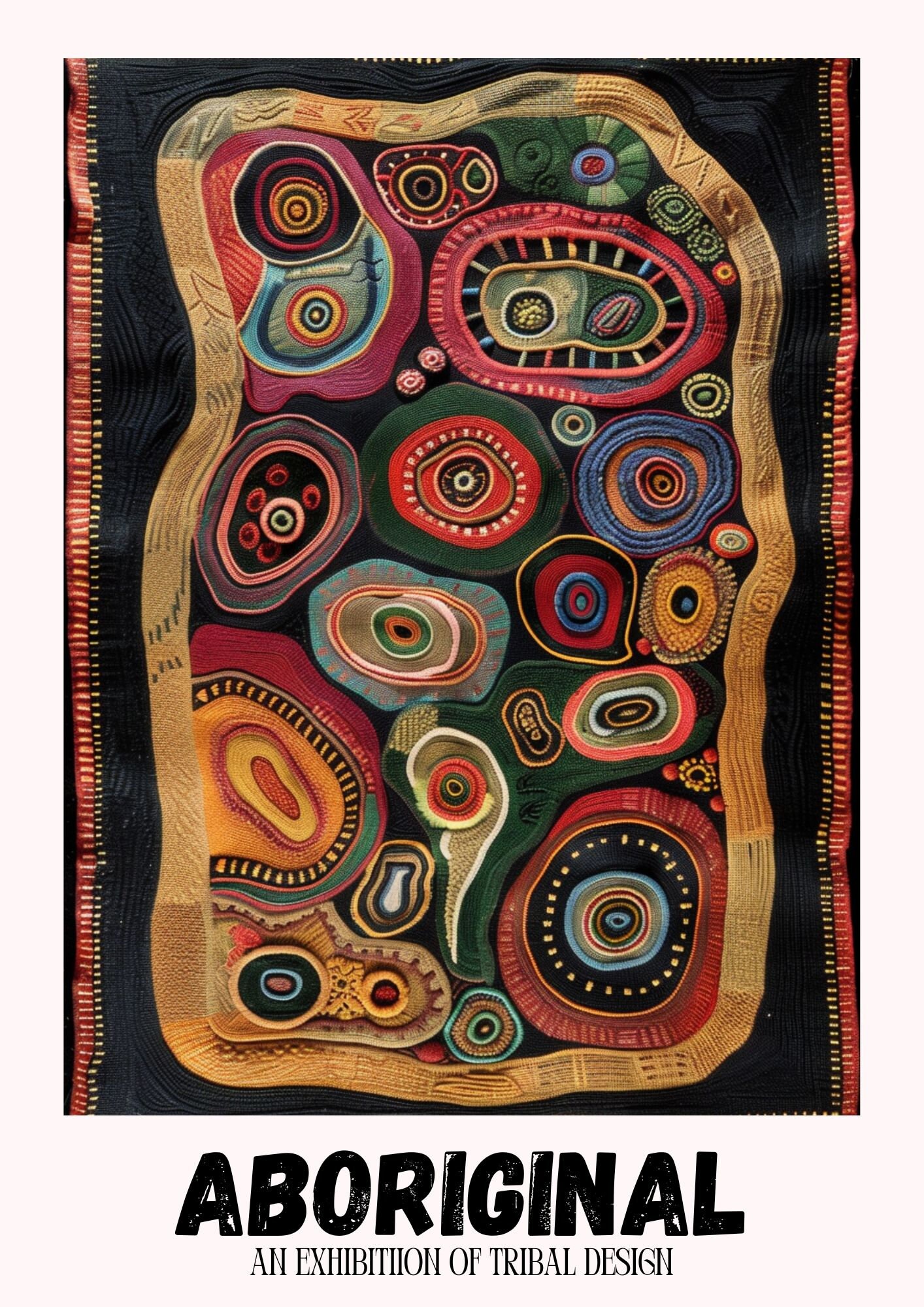 Aboriginal Art Exhibition Poster, Original Art, Aboriginal Prints, Home ...