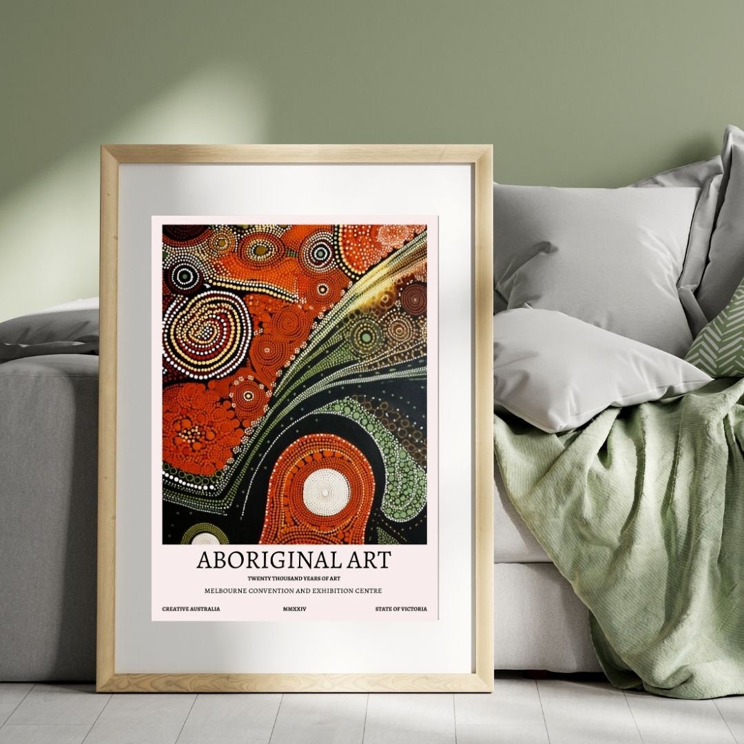 Aboriginal Art Exhibition Poster Prints Print Selection Pretty Wall Art ...