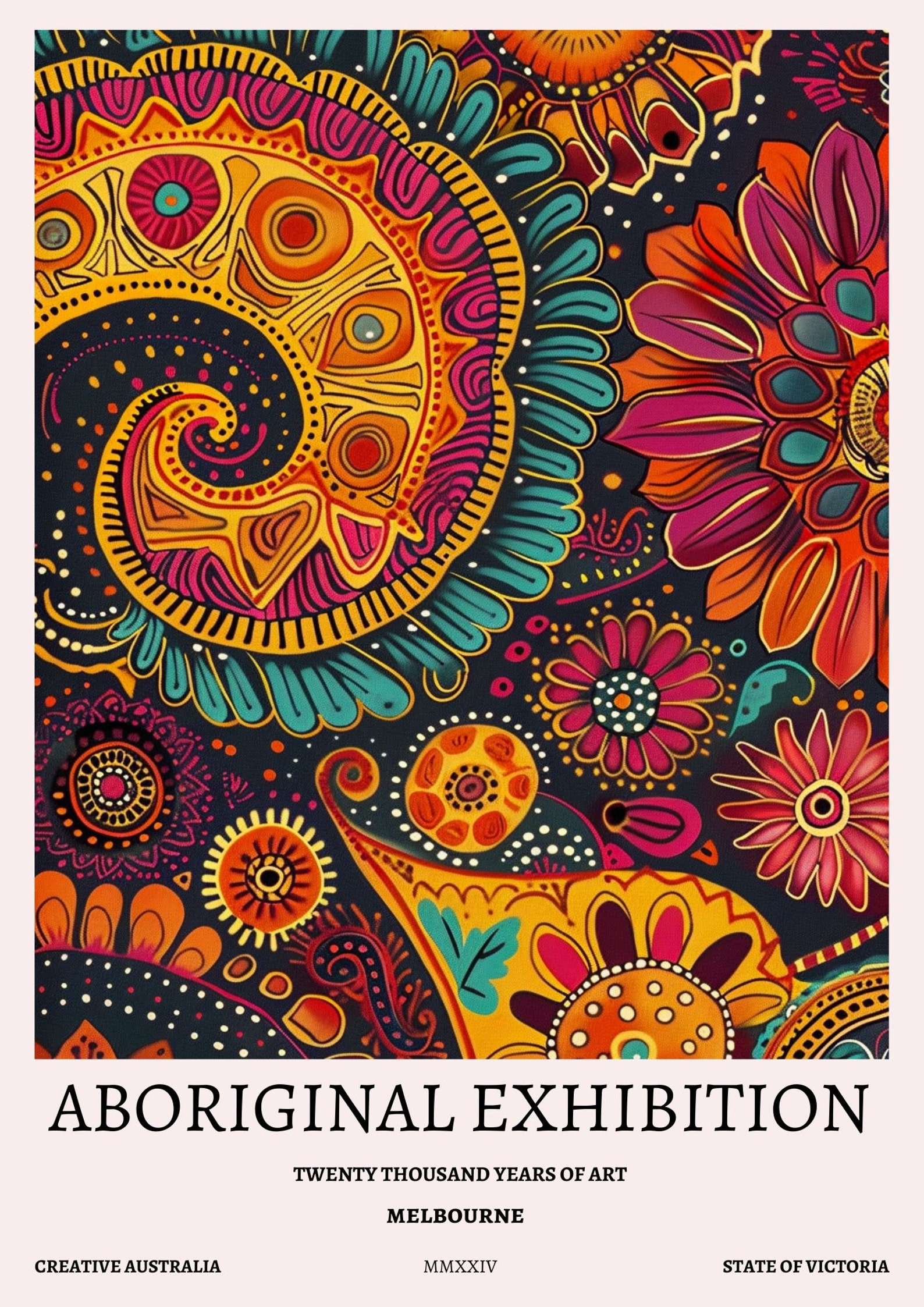 Aboriginal Art Exhibition Poster Selection Aboriginal Prints Beautiful ...