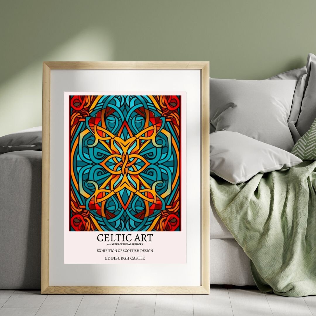 Celtic Pattern Art Exhibition Poster Prints Beautiful Print Selection ...