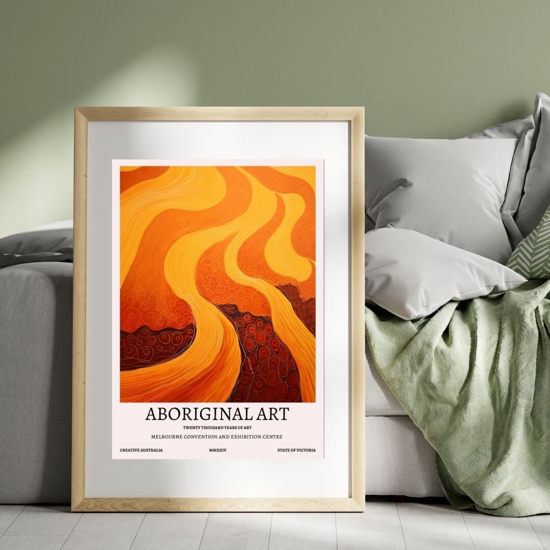Aboriginal Art Exhibition Poster Prints Print Selection Pretty Wall Art ...