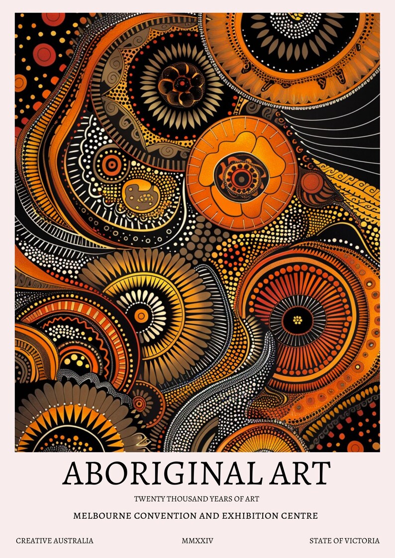 Aboriginal Art Exhibition Poster Selection Aboriginal Prints Beautiful ...