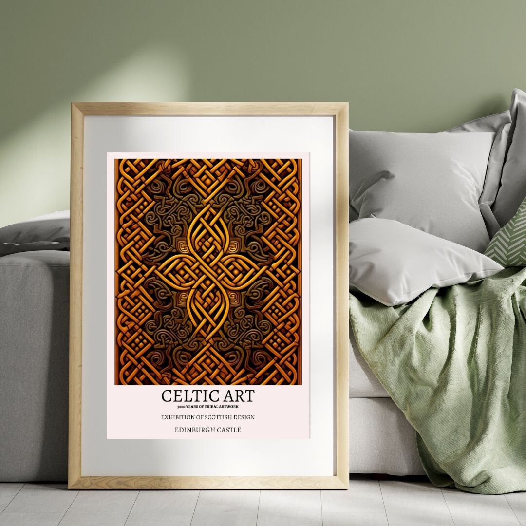 Celtic Pattern Art Exhibition Poster Prints Beautiful Print Selection ...