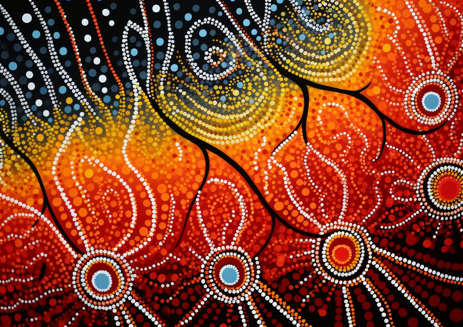 Aboriginal Art ABORIGINAL Print Patterns Art Print Aboriginal Wall Art ...