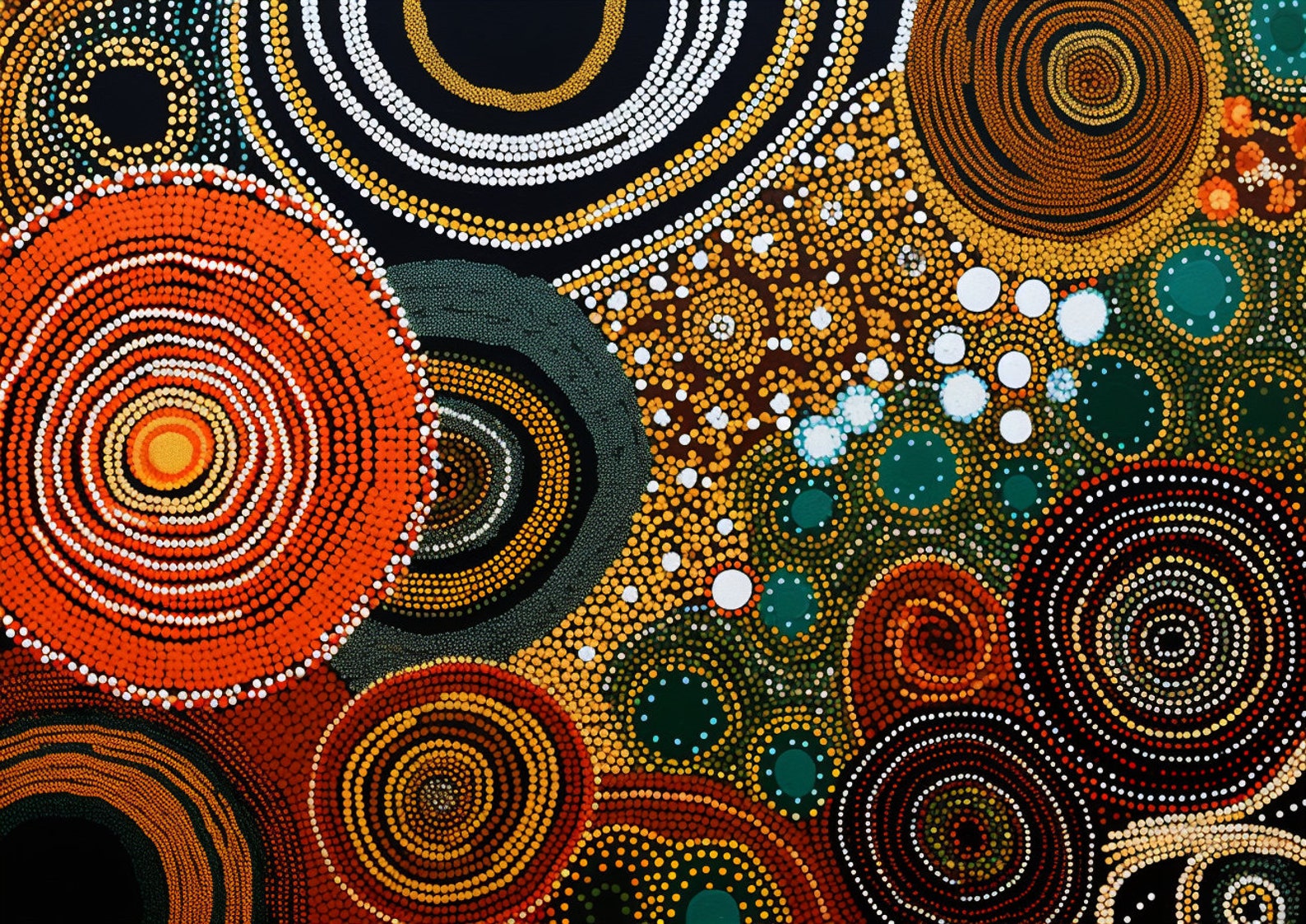 Aboriginal Art ABORIGINAL Print Patterns Art Print Aboriginal Wall Art ...