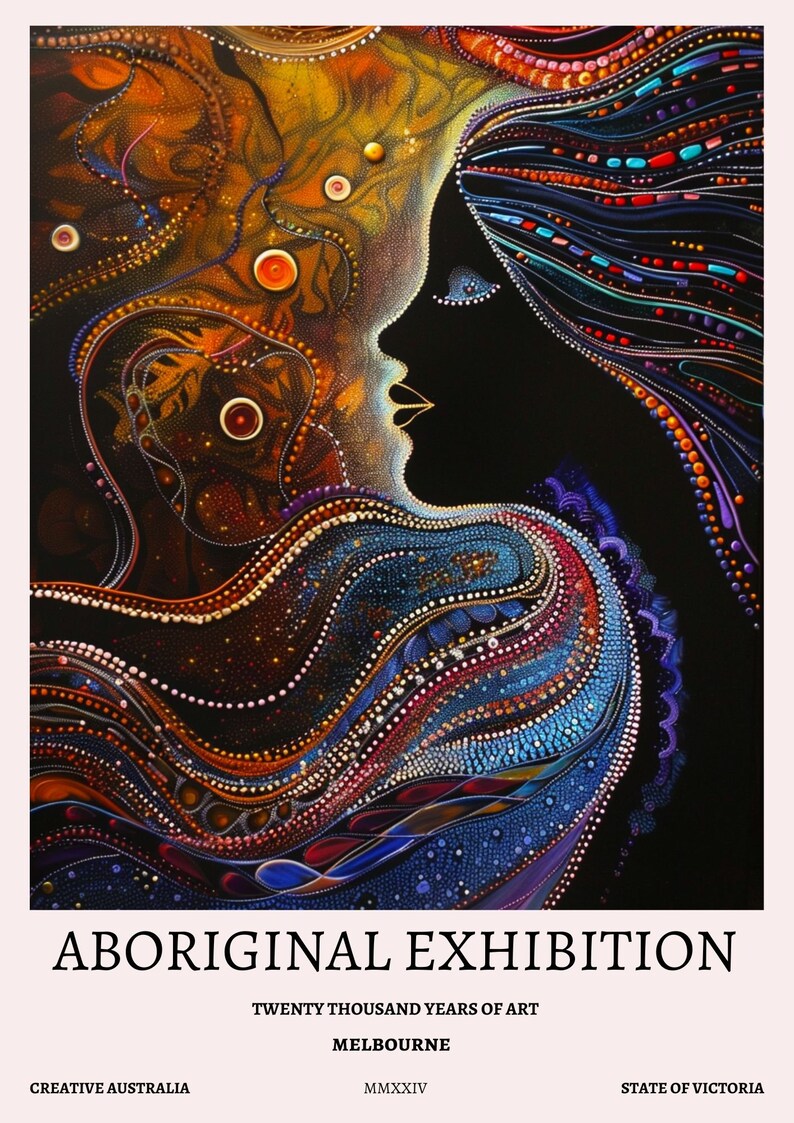 Aboriginal Art Exhibition Poster Selection Aboriginal Prints Beautiful ...