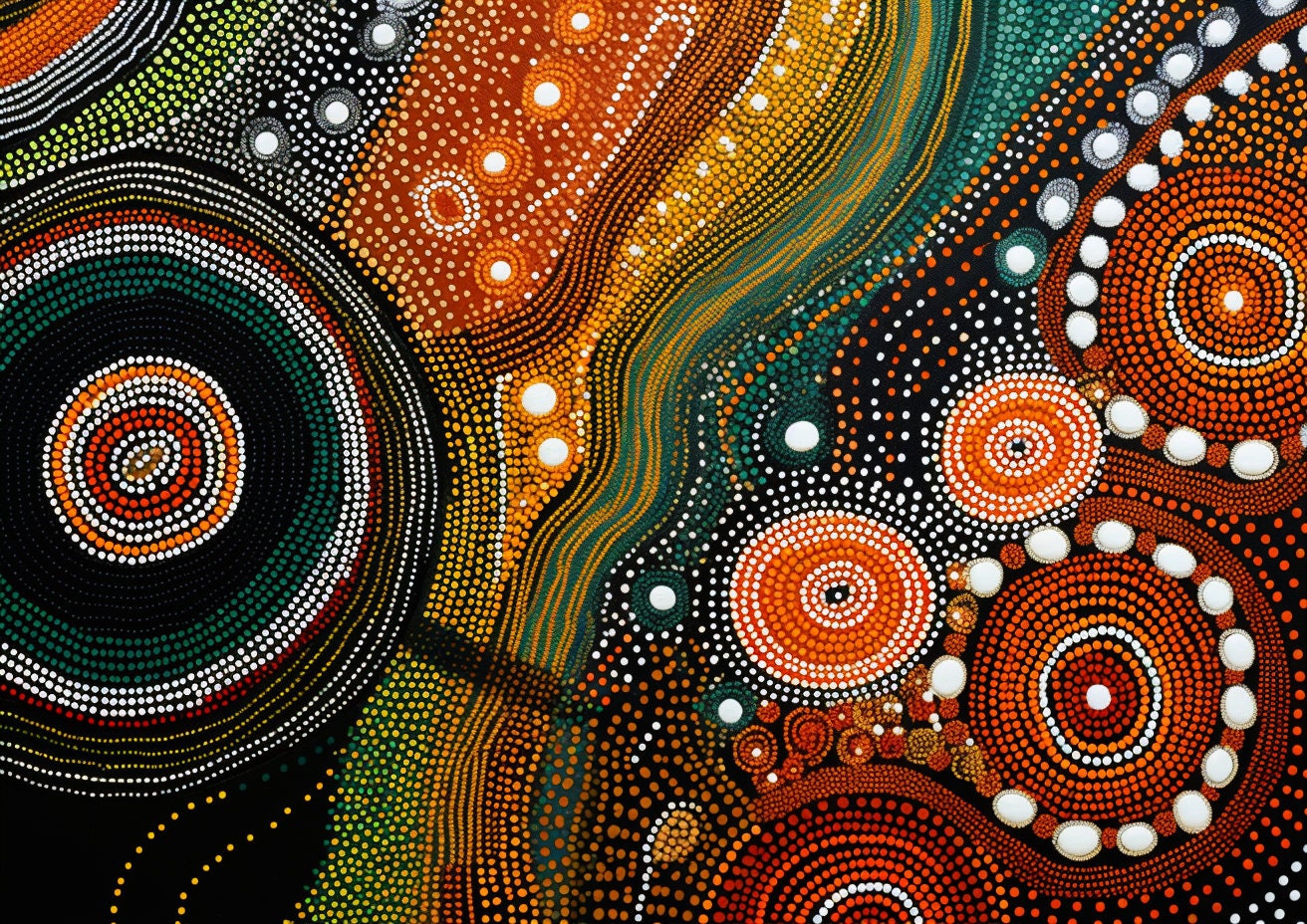 Aboriginal Art ABORIGINAL Print Patterns Art Print Aboriginal Wall Art ...
