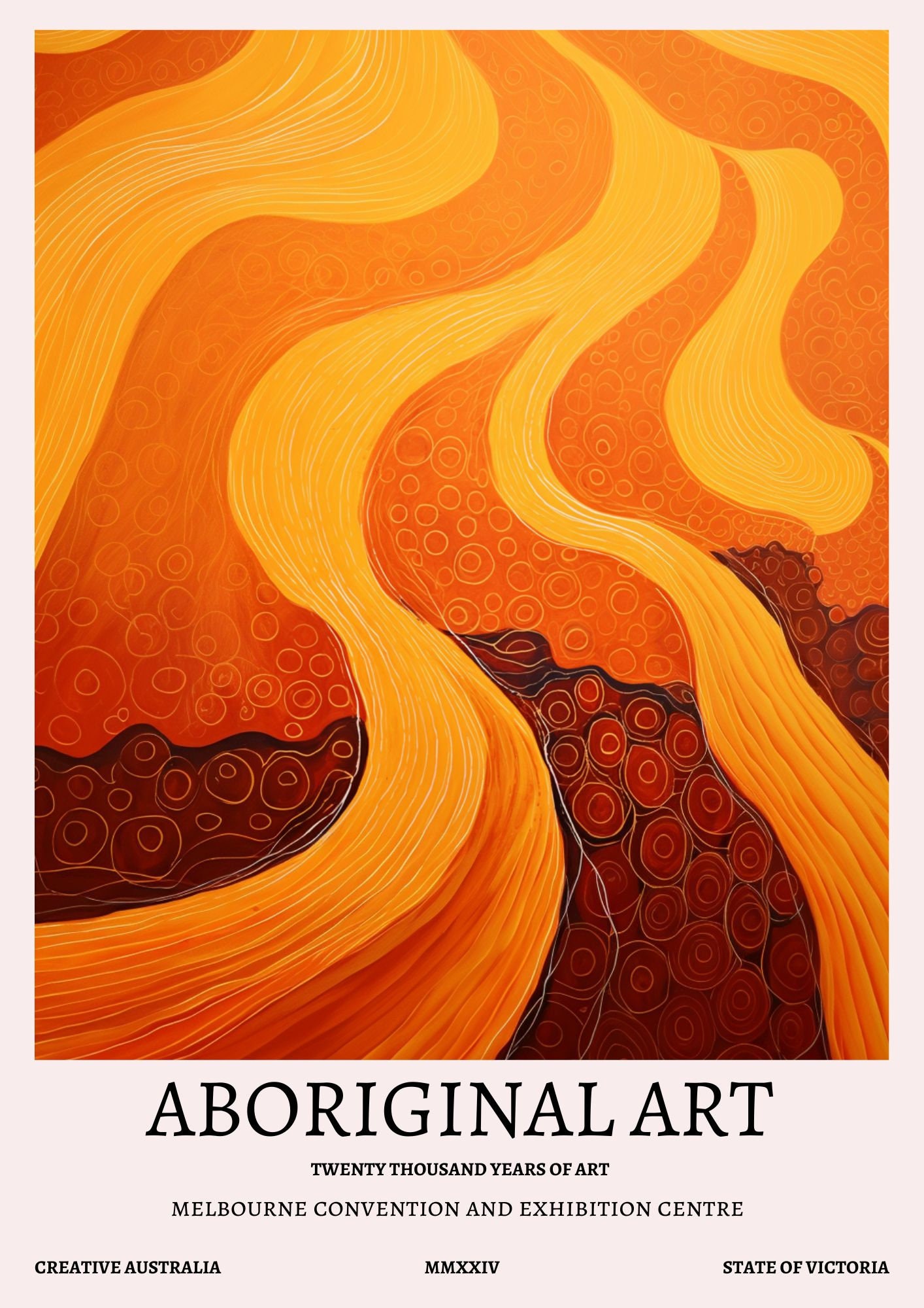 Aboriginal Art Exhibition Poster Prints Print Selection Pretty Wall Art ...