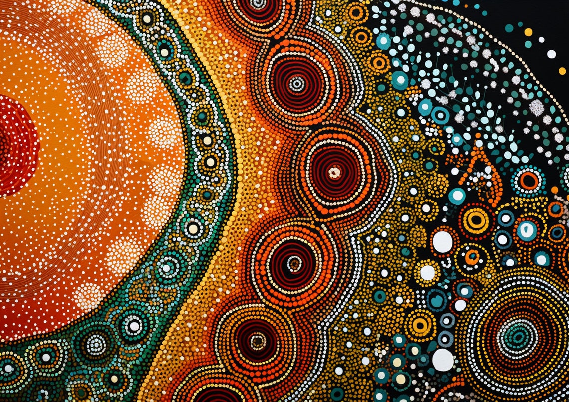 Aboriginal Art ABORIGINAL Print Patterns Art Print Aboriginal Wall Art ...