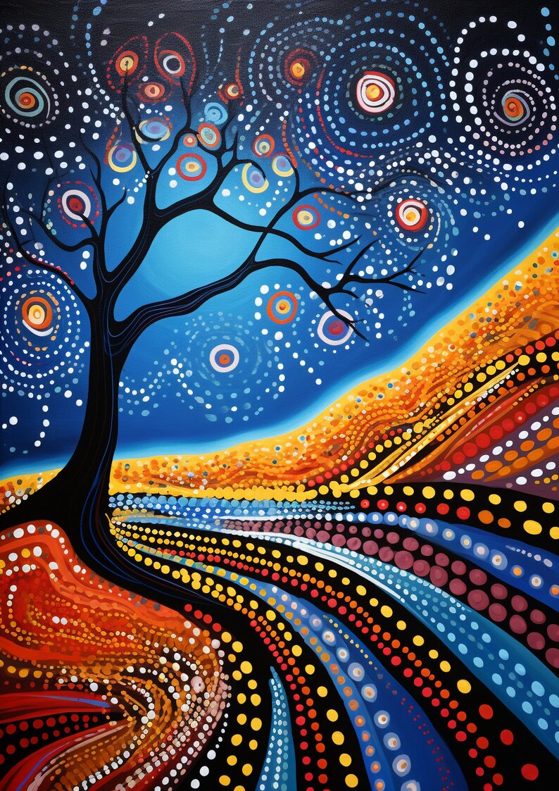 Aboriginal Art ABORIGINAL Print Patterns Art Print Aboriginal Wall Art ...