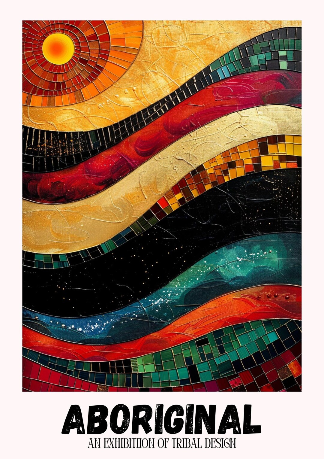 Aboriginal Art Exhibition Poster Prints Print Selection Wall Art for ...