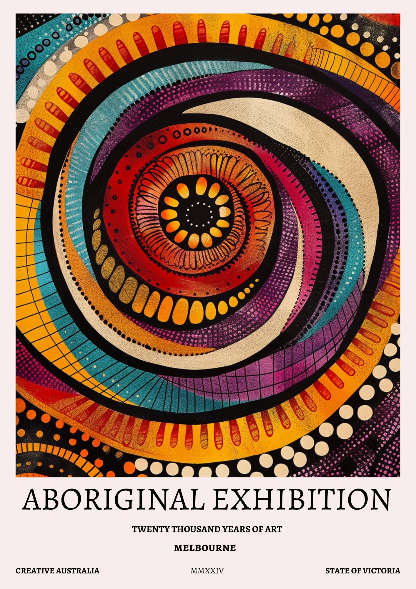 Aboriginal Art Exhibition Poster Selection Aboriginal Prints Beautiful ...