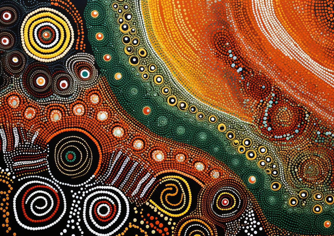 Aboriginal Art ABORIGINAL Print Patterns Art Print Aboriginal Wall Art ...