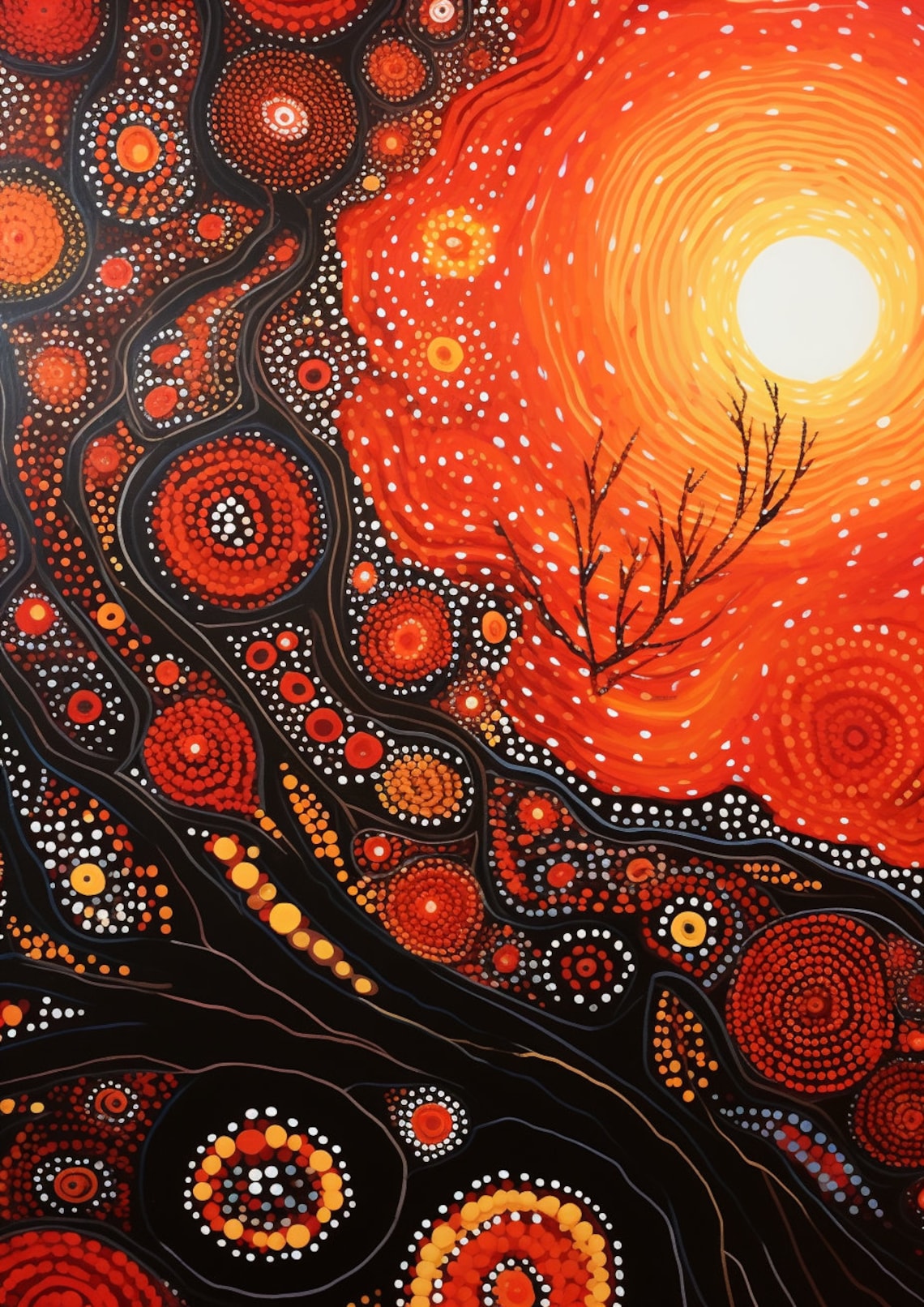 Aboriginal Patterns Prints Art Print wall Art Print Art UNIQUE ...