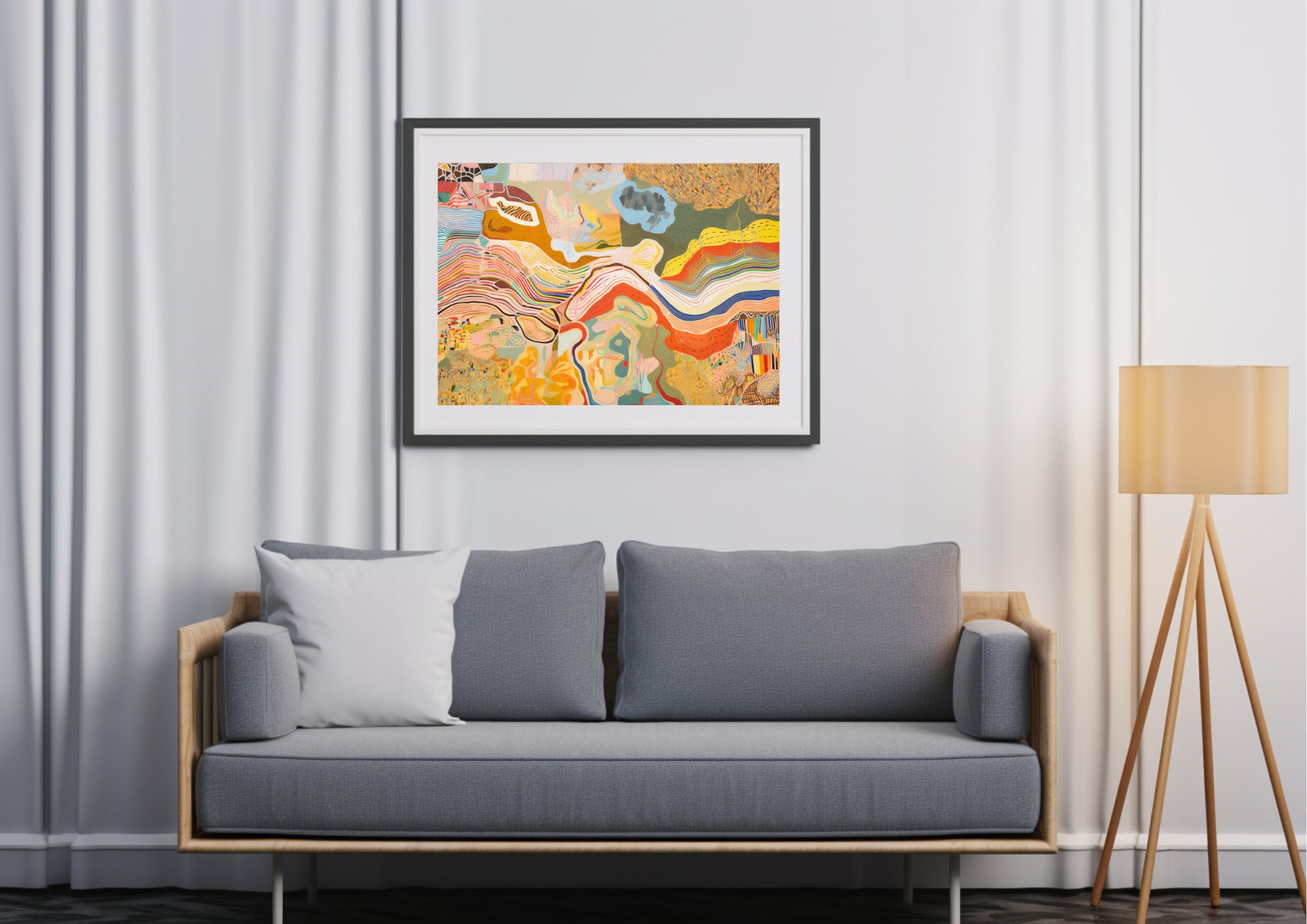 Aboriginal Art Print Aboriginal Patterns Wall Art Home Art ART PRINT Contemporary Art Home Decor ...