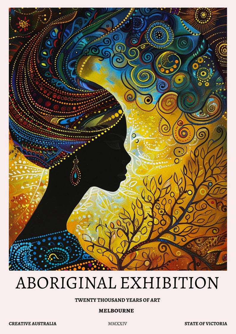 Aboriginal Art Exhibition Poster Selection Aboriginal Prints Beautiful ...
