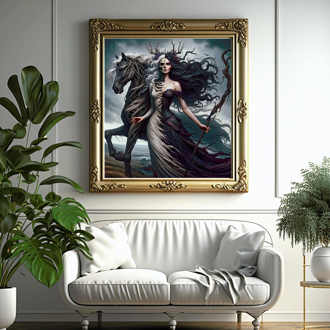 Nordic Gods and Goddesses Giclée Print - Thor, Odin, Freya. Vintage ...