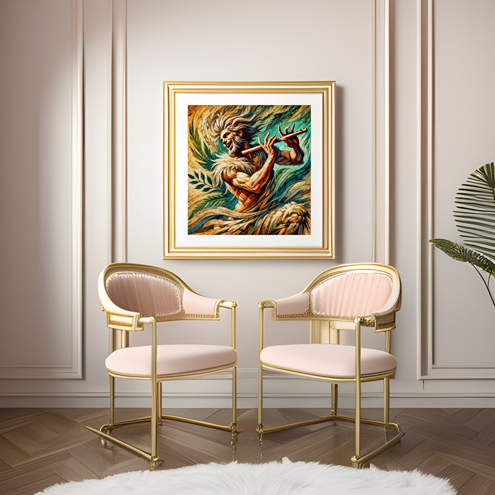Pan, Digital Art Print - Greek God of the Wild, Artwork in an ...