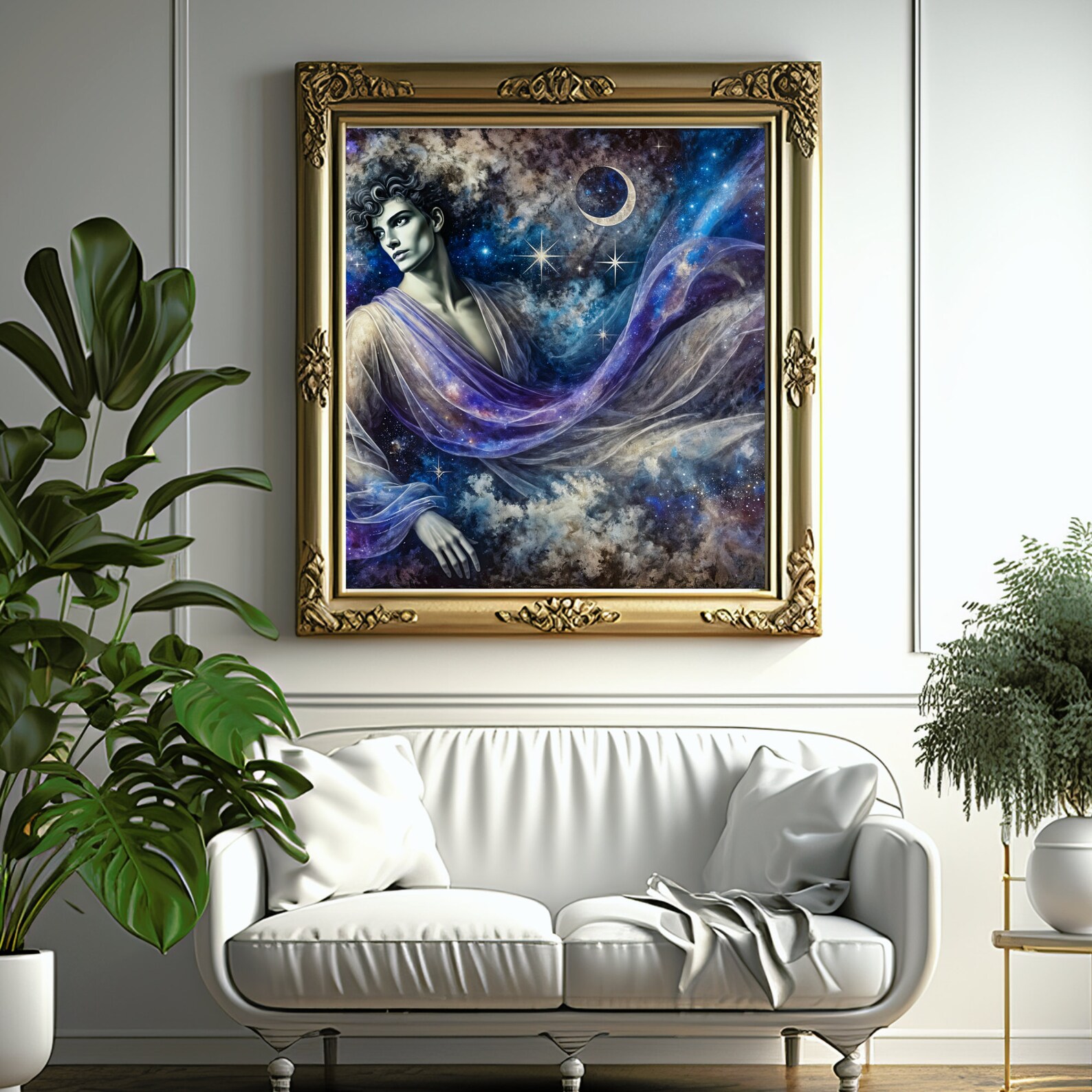Morpheus, Digital Art Print - Greek God of Dreams, Artwork in an ...